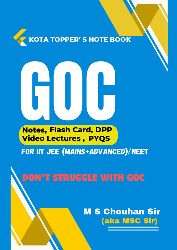 GOC: Kota Topper's Notebook by M S Chouhan (FREE GOC E-book worth ₹149 ...