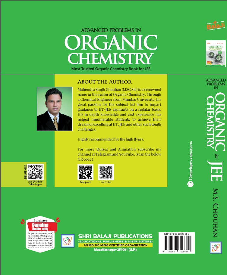 Advanced Problems in Organic Chemistry for JEE - 20th Edition 2026 – My ...